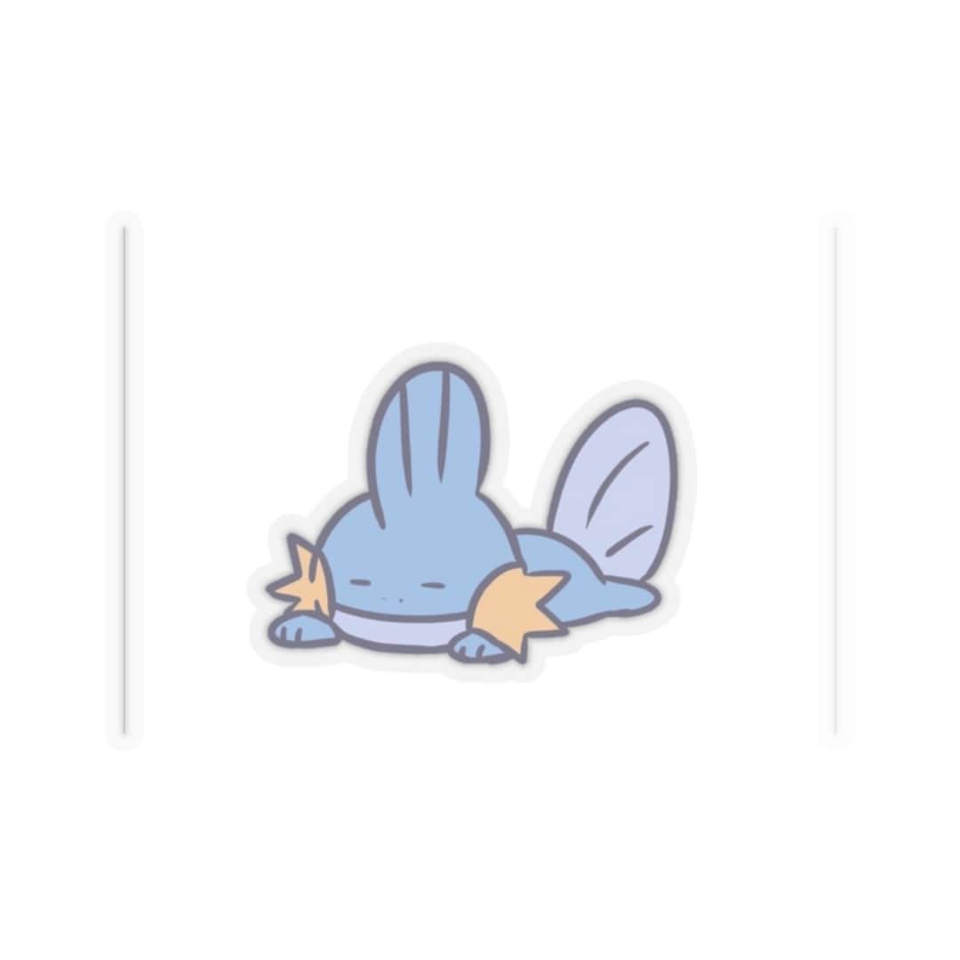 Sleepy Mudkip Kiss-cut Stickers Pokémon Gen 3 Mudkip Evolution Sticker ...
