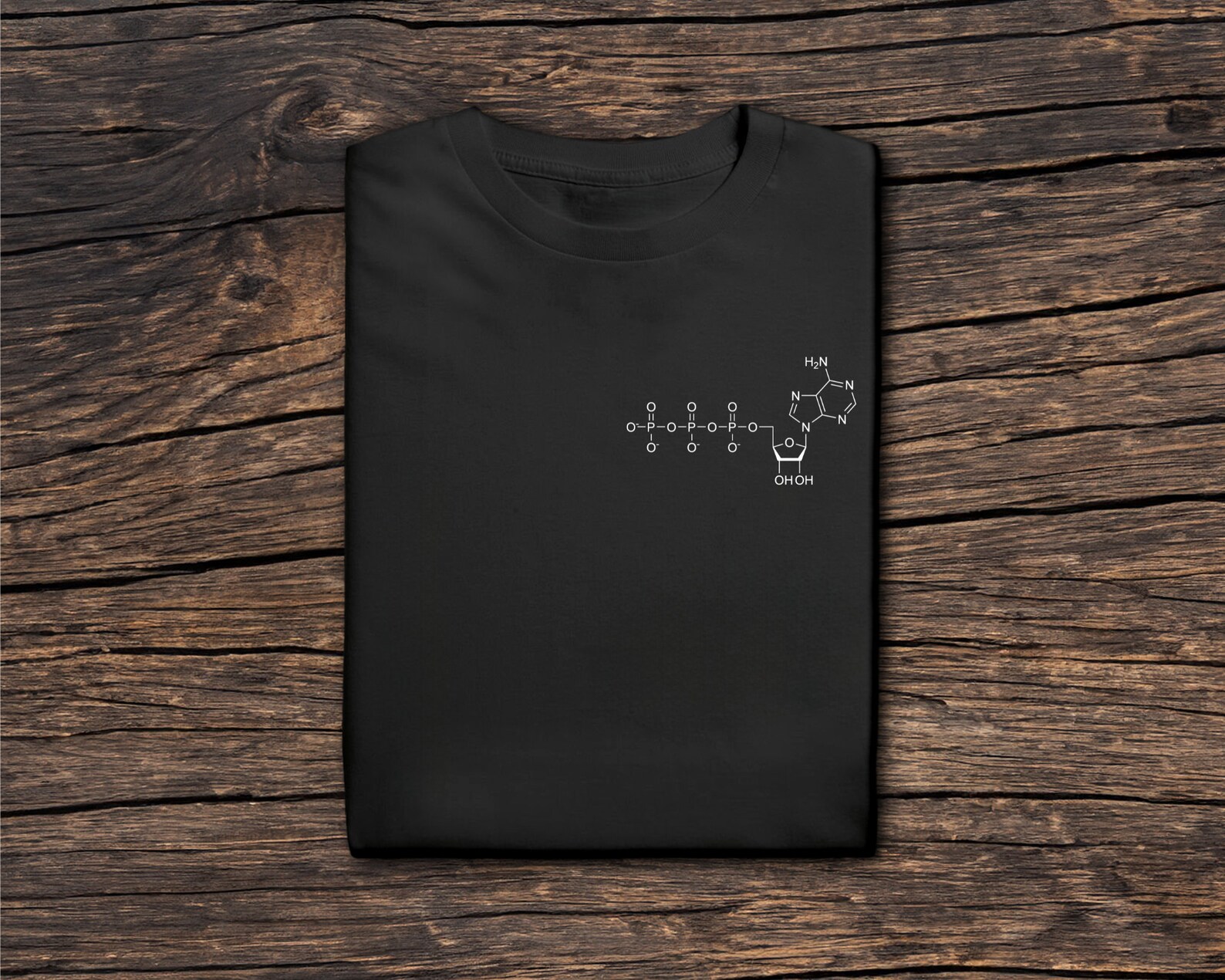 Minimalist Chem Adenosine Triphosphate ATP, Chemical Pocket Shirt ...