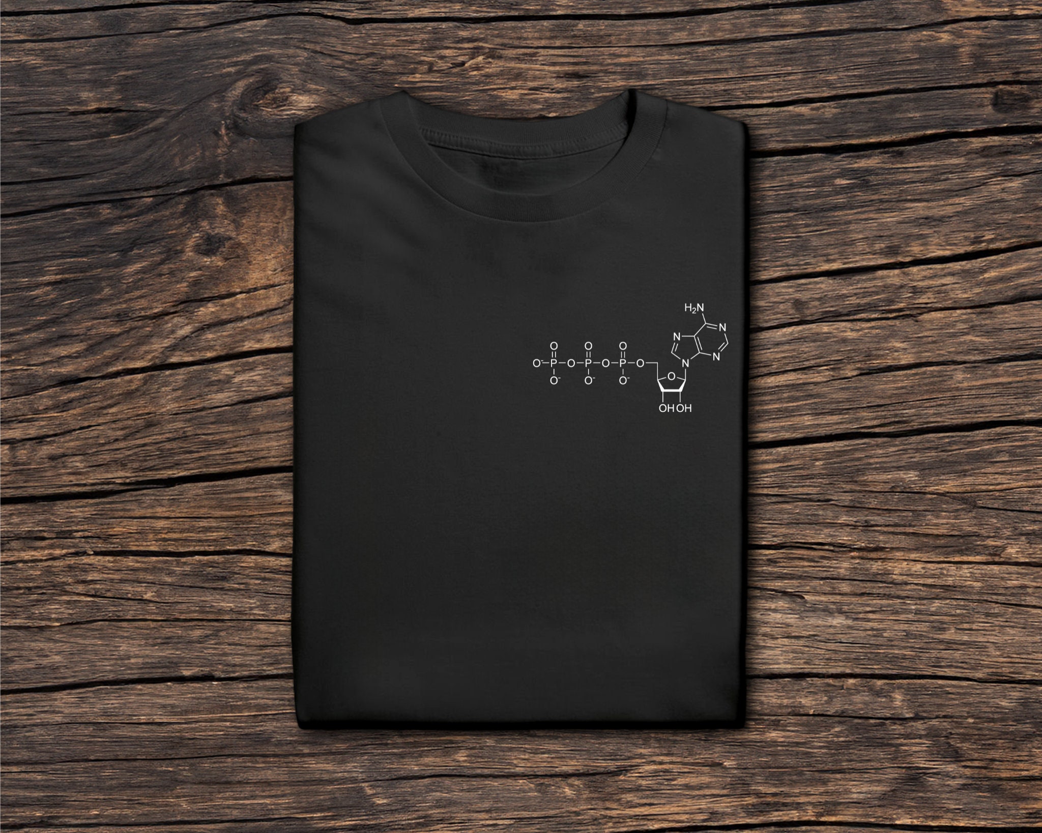 Minimalist Chem Adenosine Triphosphate ATP, Chemical Pocket Shirt ...