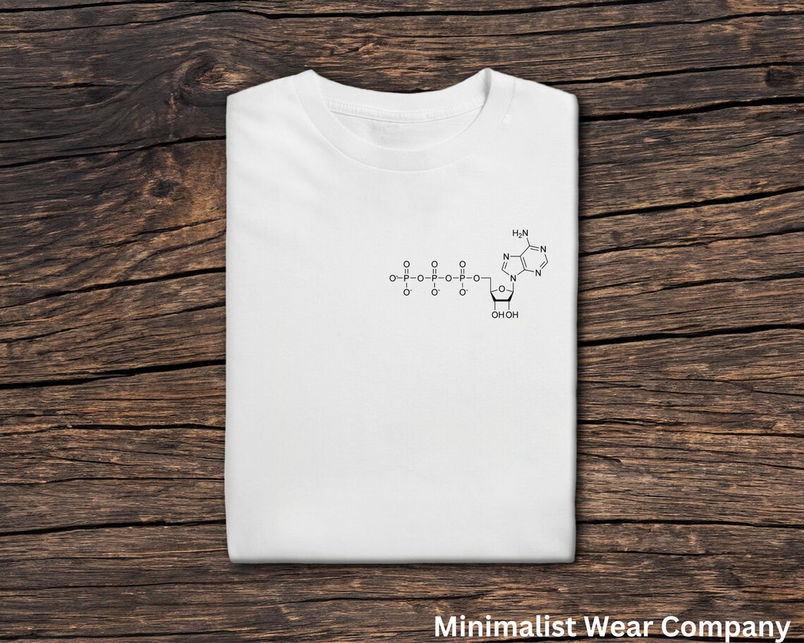 Minimalist Chem Adenosine Triphosphate ATP, Chemical Pocket Shirt ...