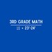 23' 24' Minimalist 3rd Grade Math Label for PDF, Folders, Binders ...