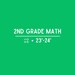 23' 24' Minimalist 2nd Grade Math Label for PDF, Folders, Binders ...