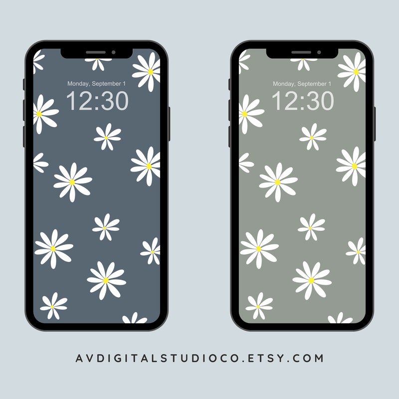 Daisy Wallpaper - Etsy
