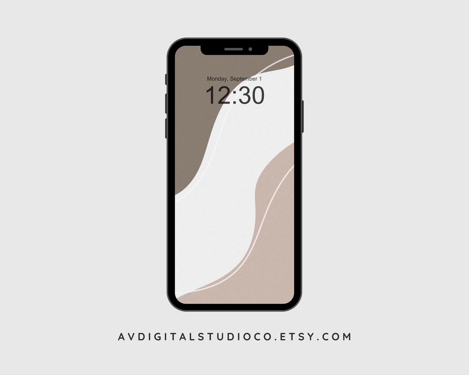 Abstract Phone Wallpaper Home Screen Lock Screen Neutral - Etsy