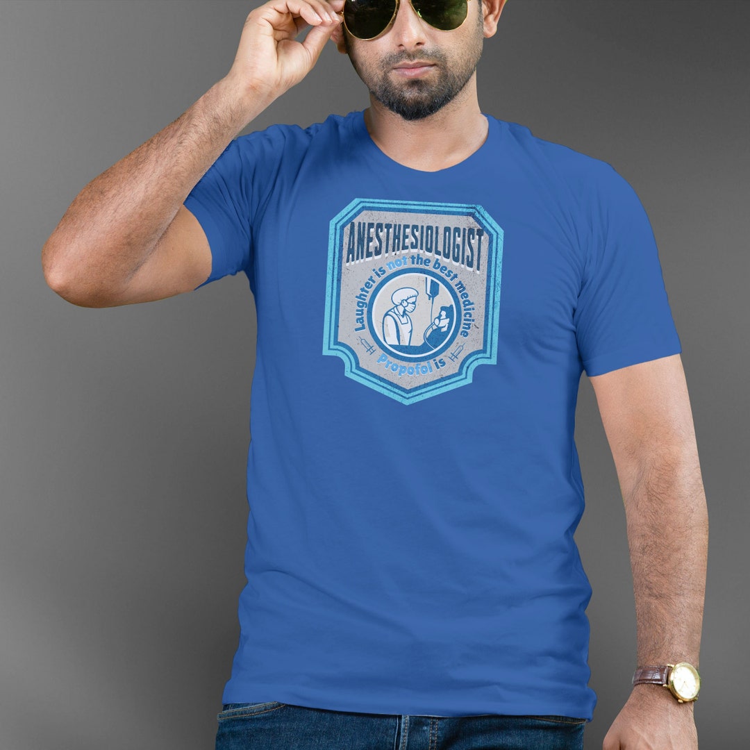 Funny Medical Shirt Propofol Anesthesiologist T-shirt CRNA Tee ICU ...