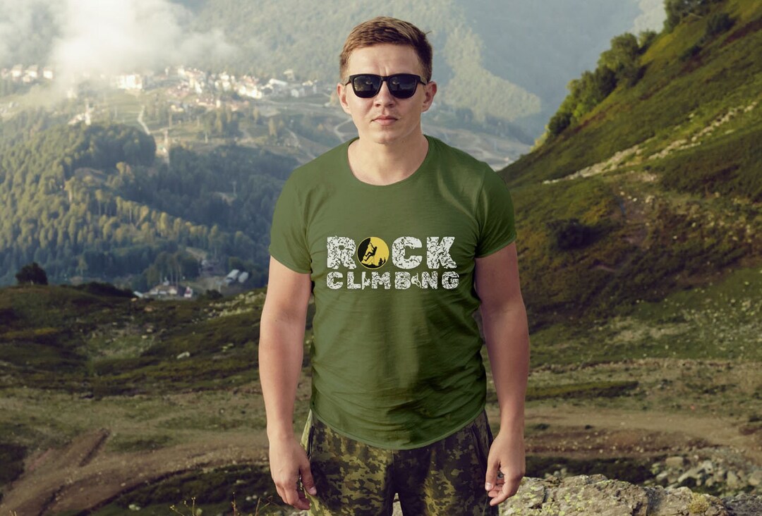 Rock Climbing Shirt Gift for Sport Climb Lover, Outdoor Mountain ...
