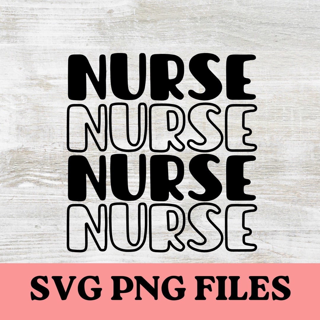 Trendy Nurse Png Svg File - Etsy