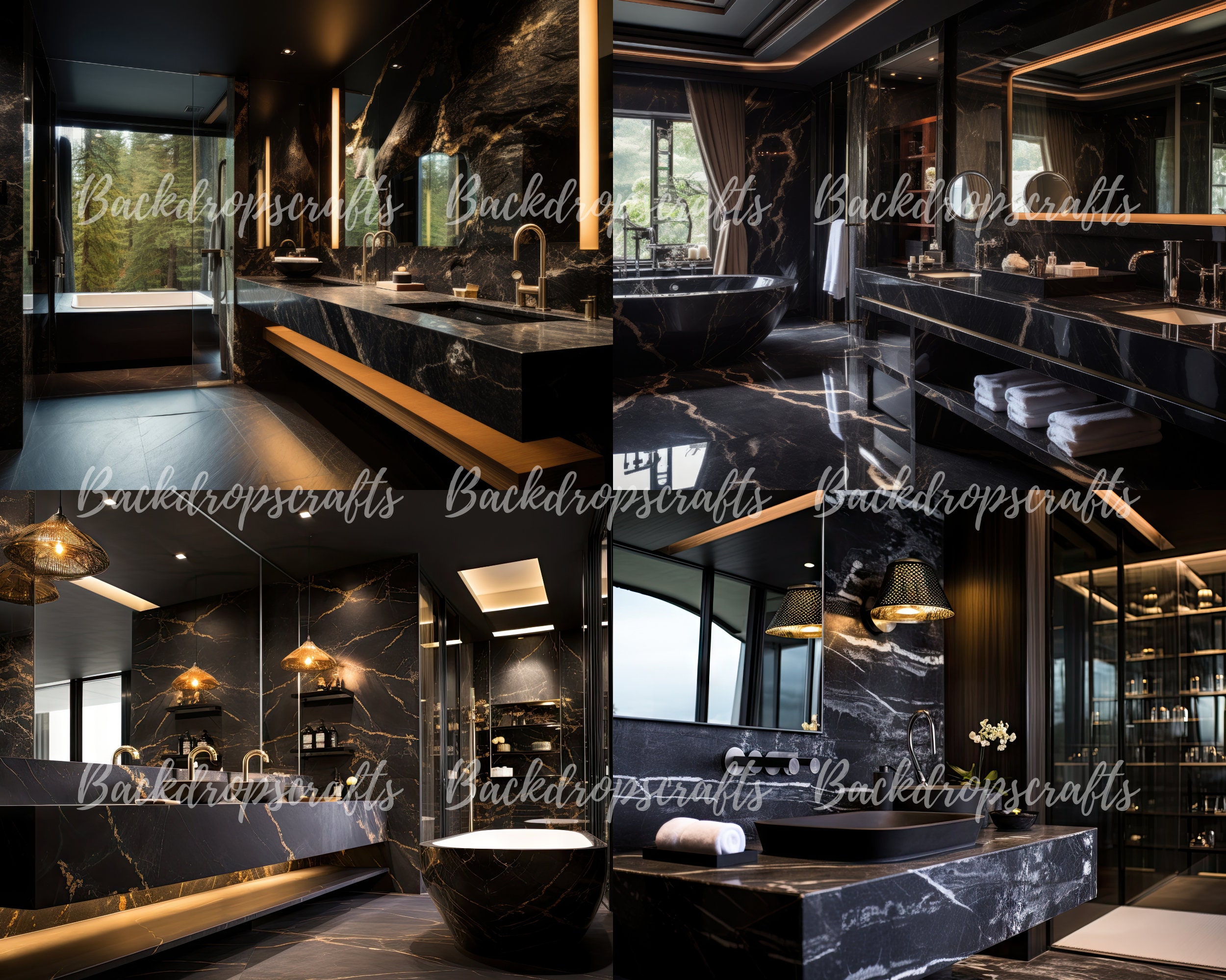 16 X Digital Backgrounds for Zoom Virtual Background Dark - Etsy