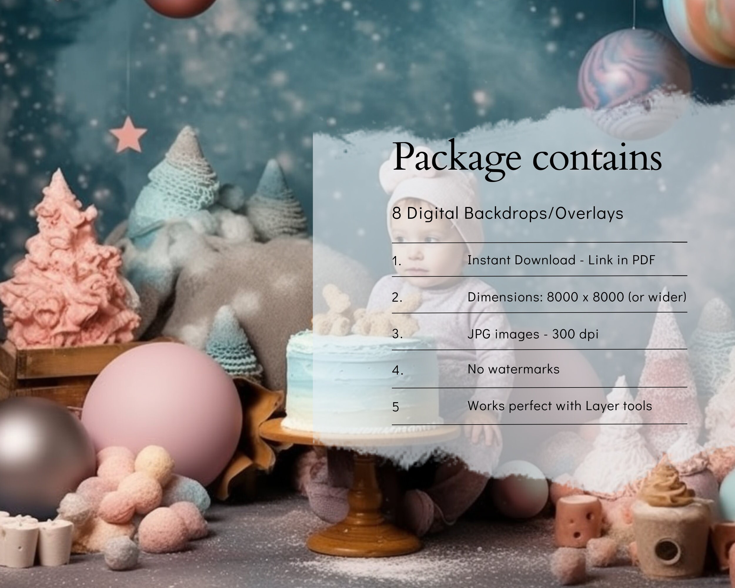 Newborn Digital Cherry Blossom Backdrops 8 Newborn Digital - Etsy