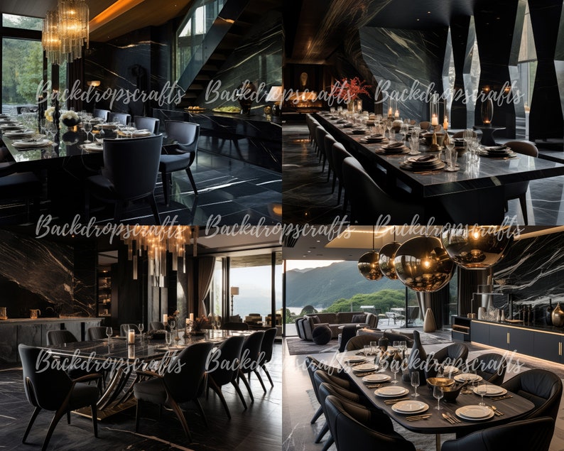 16 X Digital Backgrounds for Zoom Virtual Background Dark - Etsy