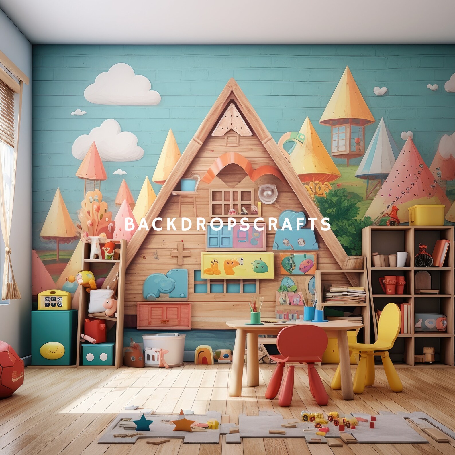 Back to School Digital Backdrops, Elementary Backgrounds for Children ...