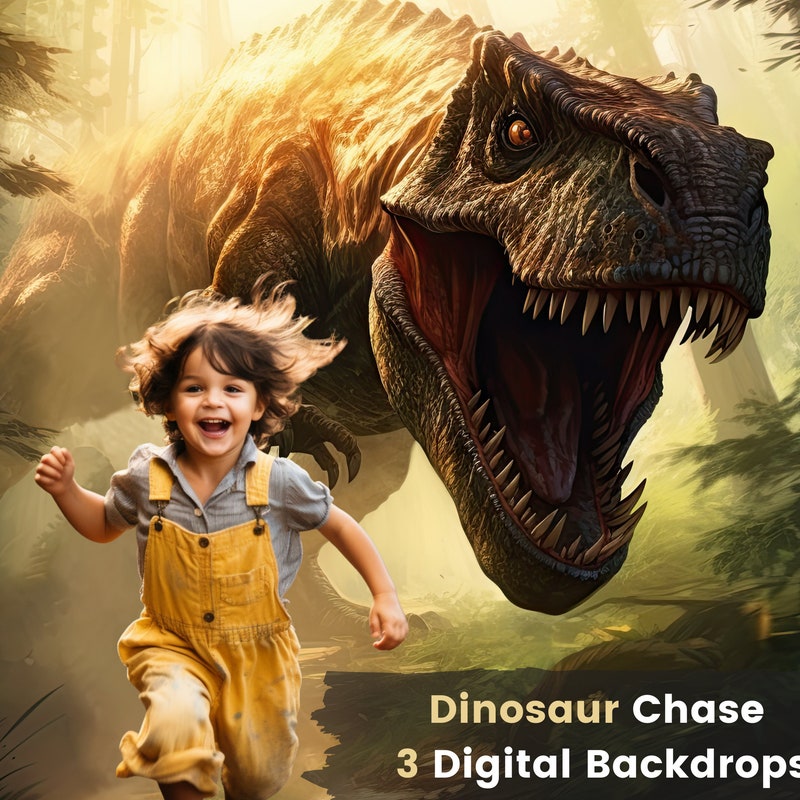 Dinosaur Backdrop - Etsy