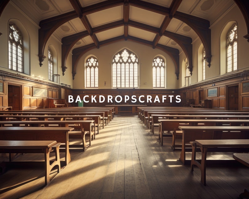 Back to School Backdrops, Digital High School University Backgrounds ...