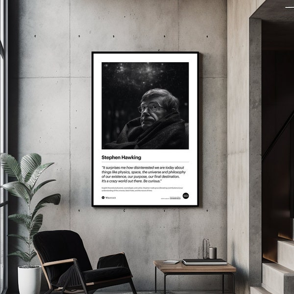 Stephen Hawking - Etsy