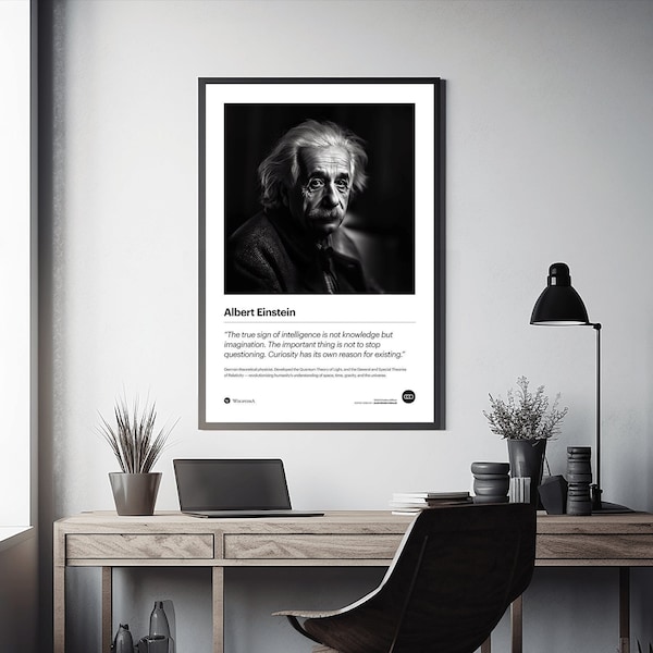Einstein Poster - Etsy