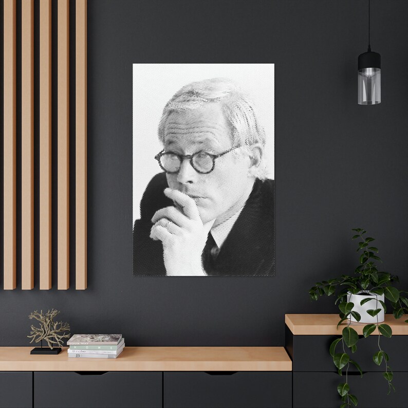 Dieter Rams CANVAS Concentric Halftone Gallery Wrap. - Etsy