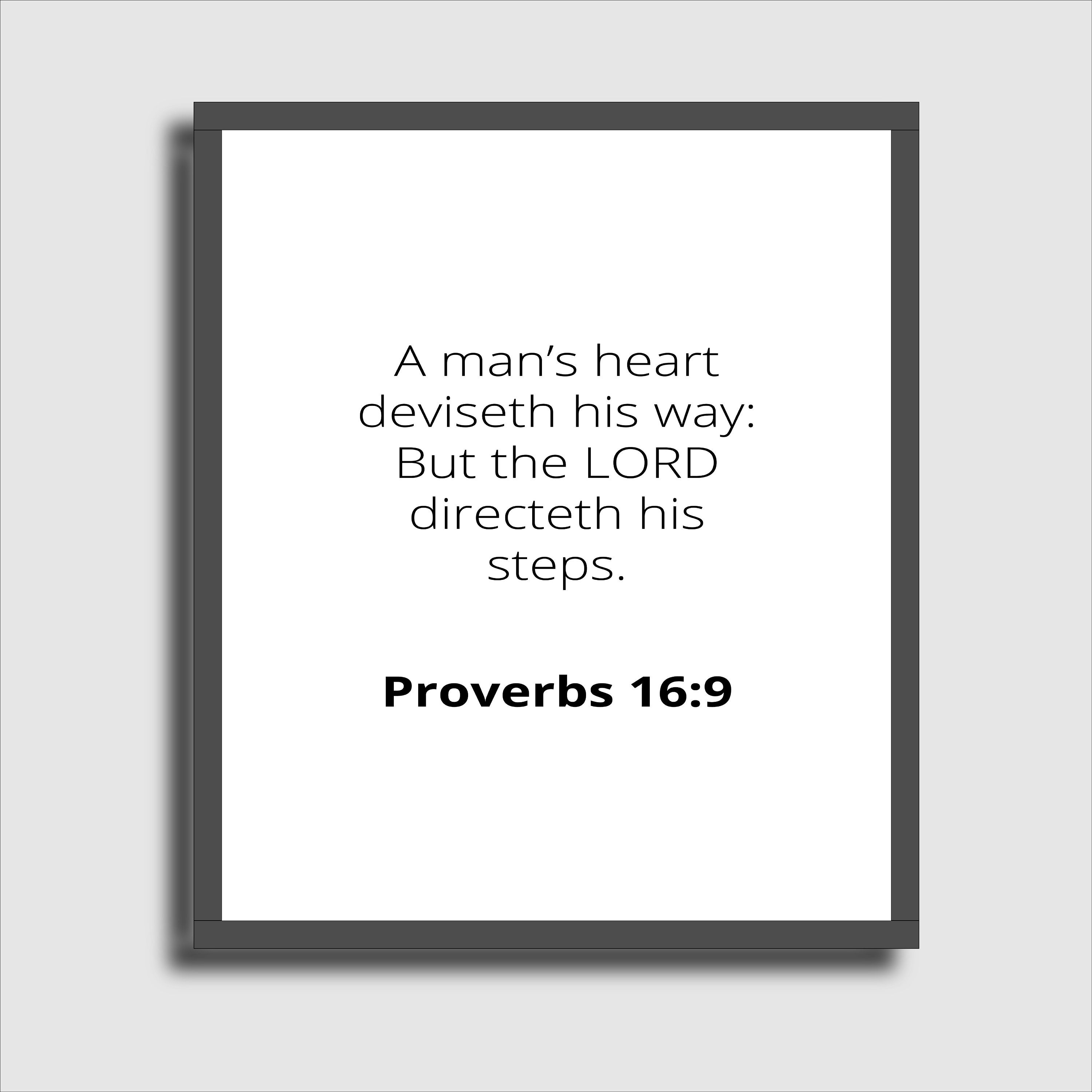Proverbs Wall Art, Christian Wall Art Printable, Daily Verse, Proverbs ...