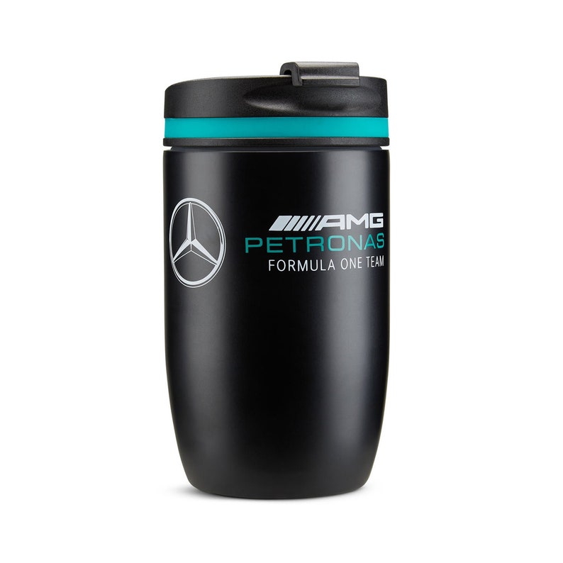 Mercedes AMG Petronas F1 Team Logo Thermal Black Mug - Etsy
