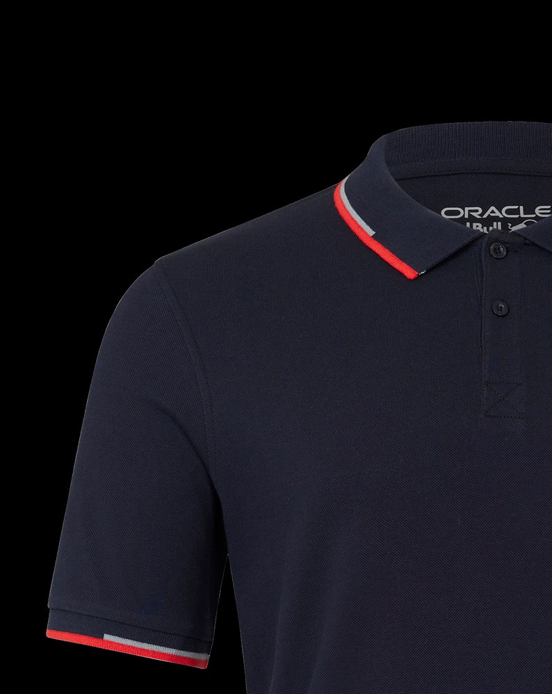 Oracle Red Bull Racing Unisex Core Night Sky Blue/white Polo Full ...