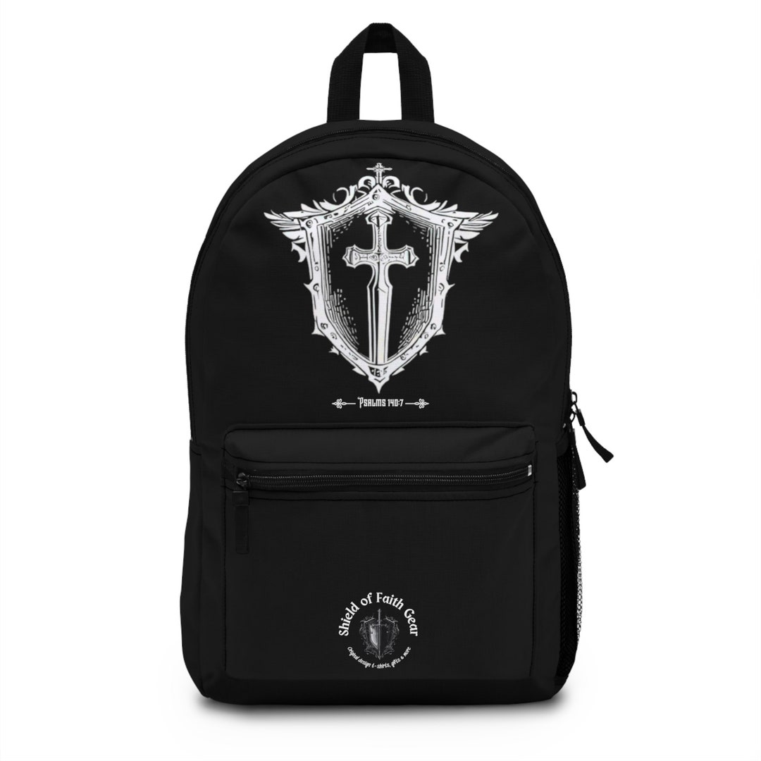 Shield of Faith Backpack: Christian Gear Design - Etsy