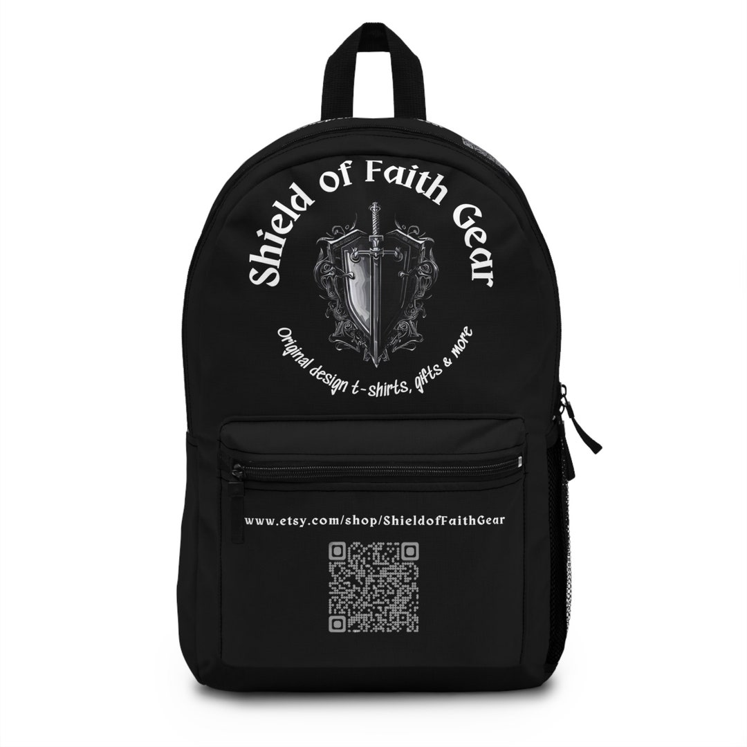 Christian Backpack. A Shield of Faith Gear Exclusive Design. - Etsy