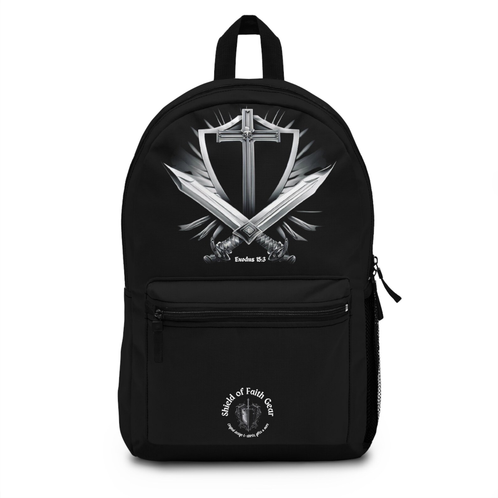 Exodus 15:3- the Lord is a Warrior Backpack. A Shield of Faith Gear ...