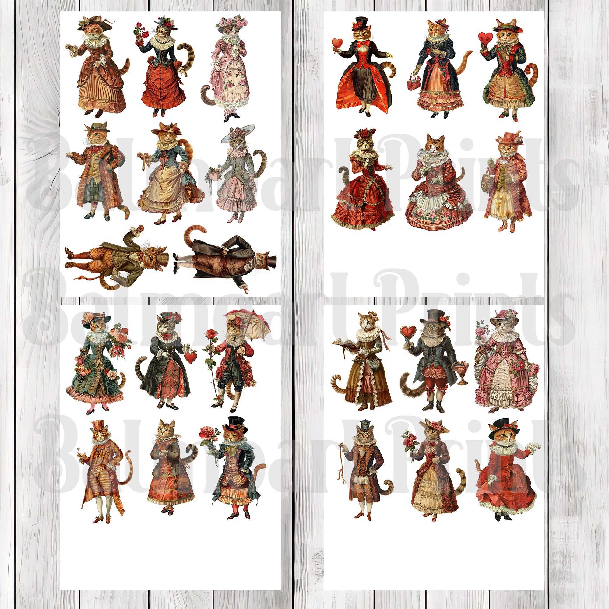 Finley Dressed Felines Junk Journal , Printable Journal, Junk Journal ...