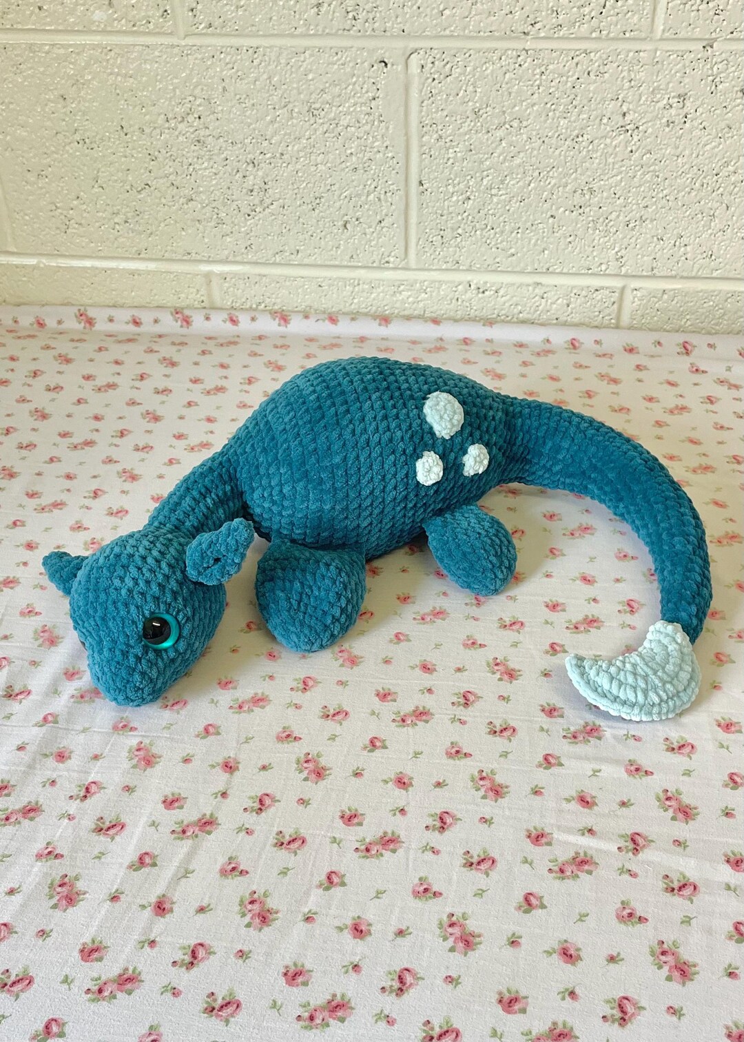 Nessie the Crocheted Lock Ness Monster (made to Order, Custom Plushie ...