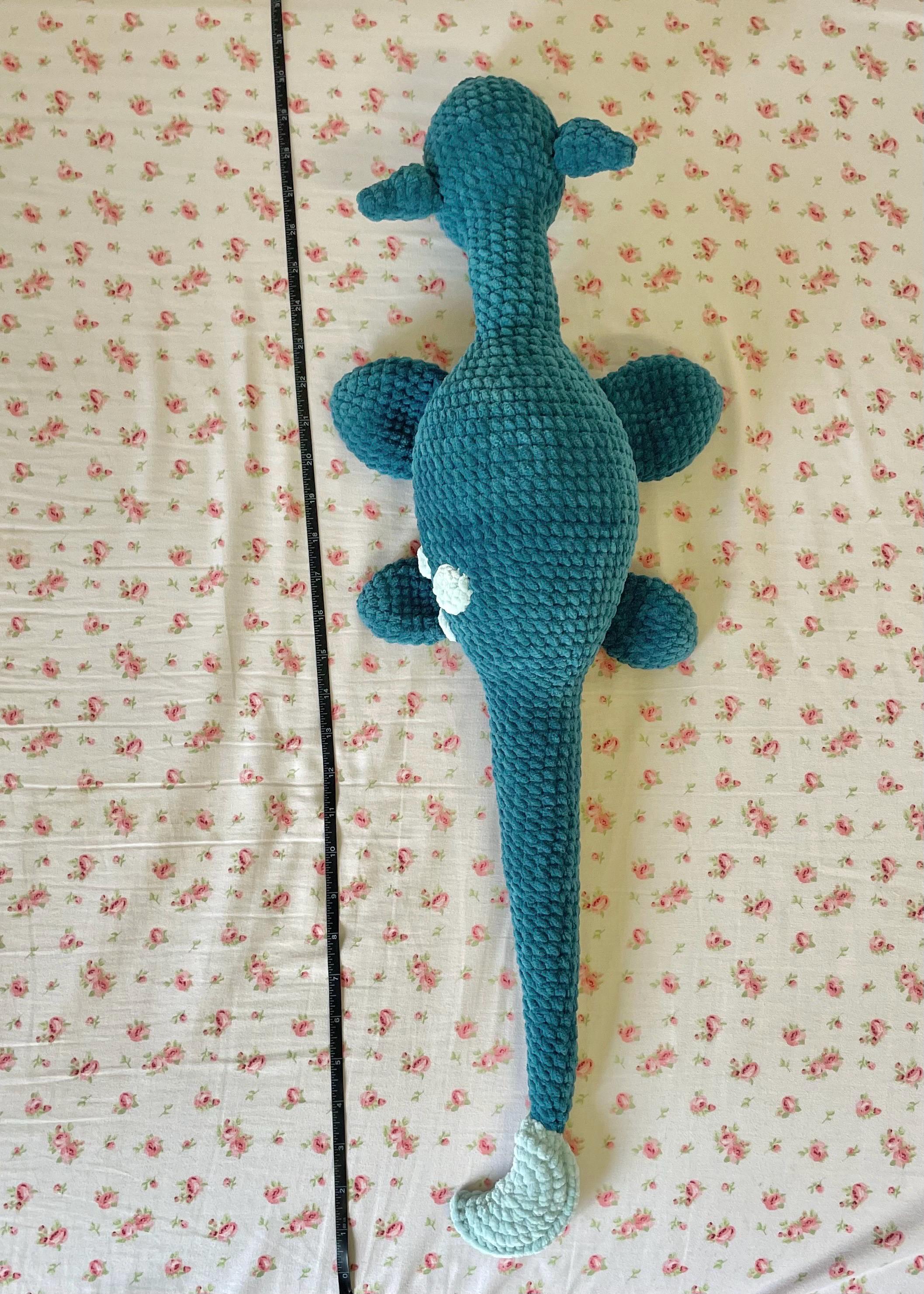 Nessie the Crocheted Lock Ness Monster (pre-made, Handmade Plushie) - Etsy