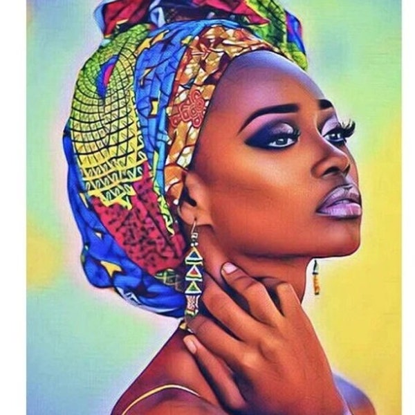 African Diamond Painting Kit - Etsy