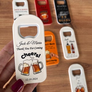 Personalized Wedding Favor, Beers and Cheers Theme Party Gift, Birthday ...