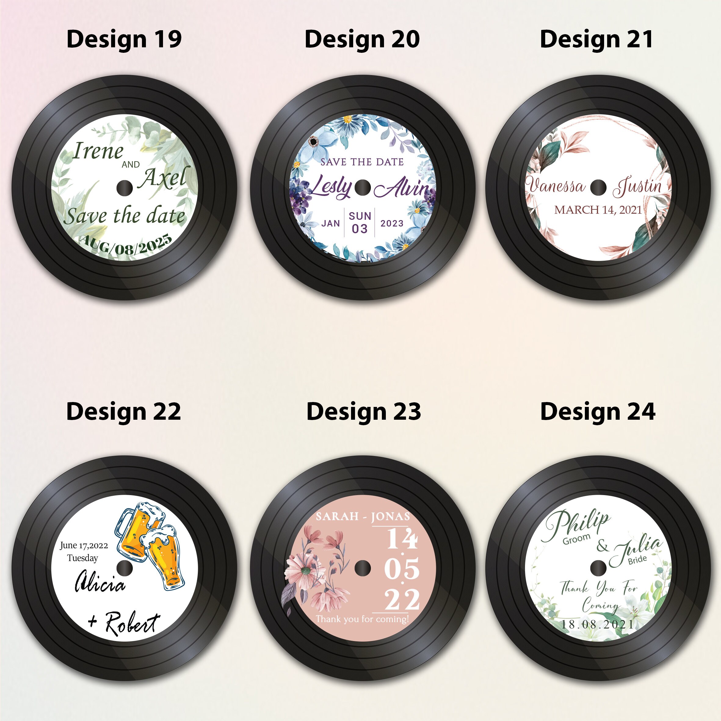 Bulk Wedding Personalized Wedding Favors, Party Favors, Vintage Wooden ...