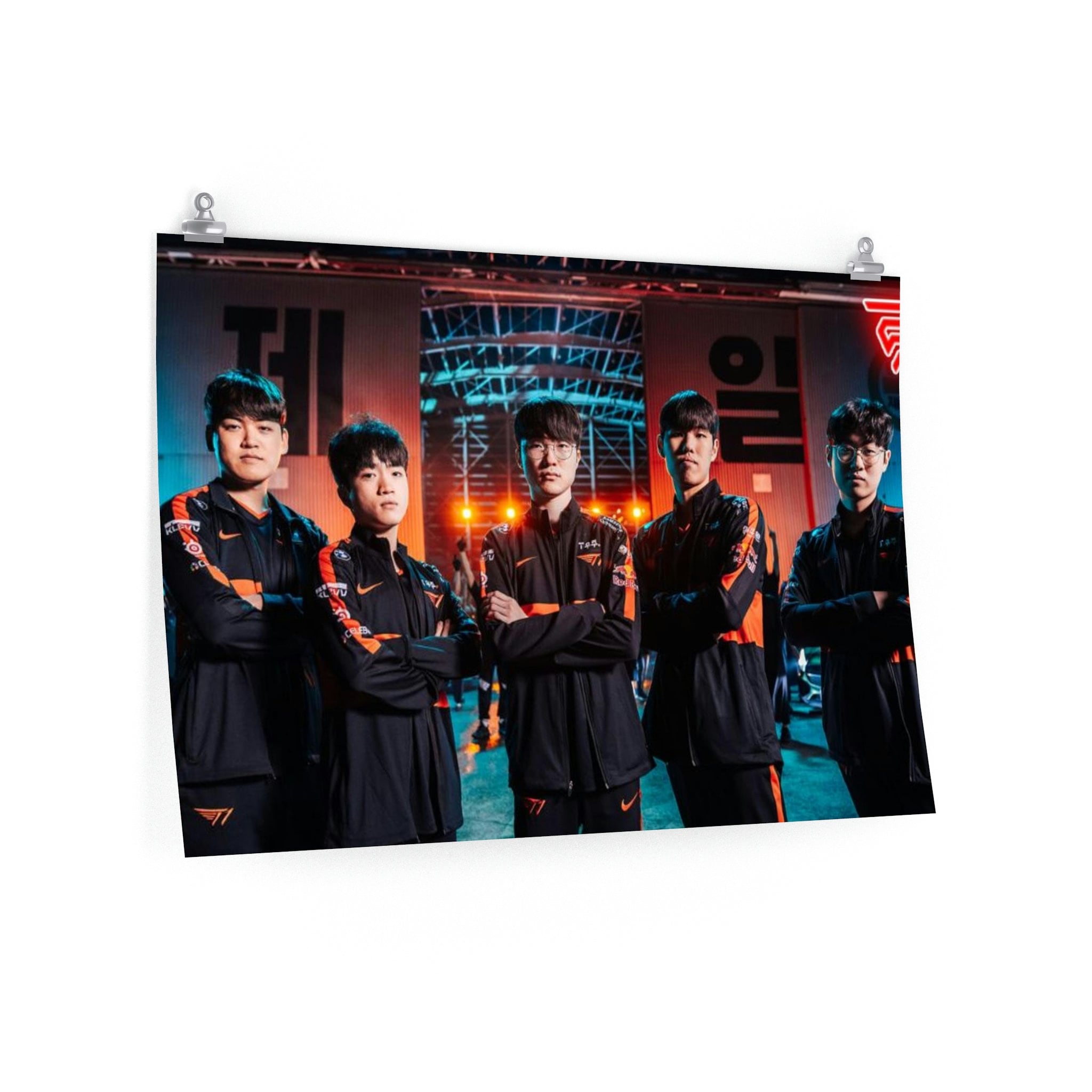 T1 League of Legends 2023 Roster Poster LOL for Room, Office, Dorm ...
