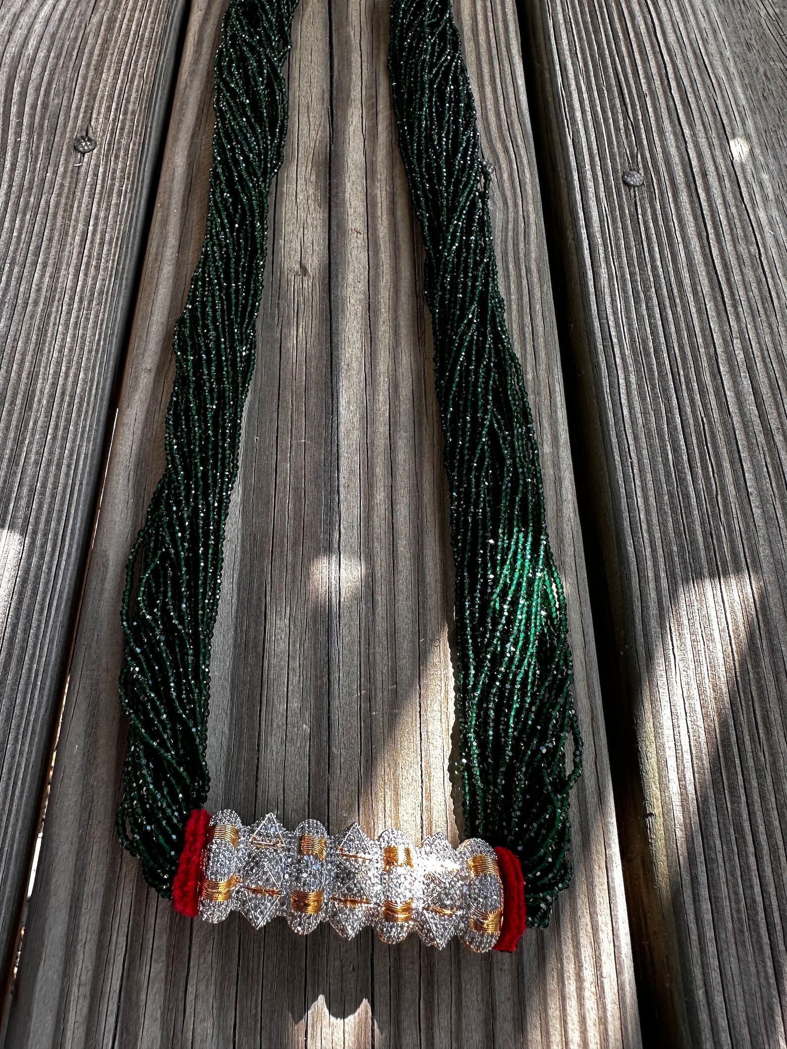 Nepali Gold Plated Hydro Pote Diamond Tilhari - Etsy