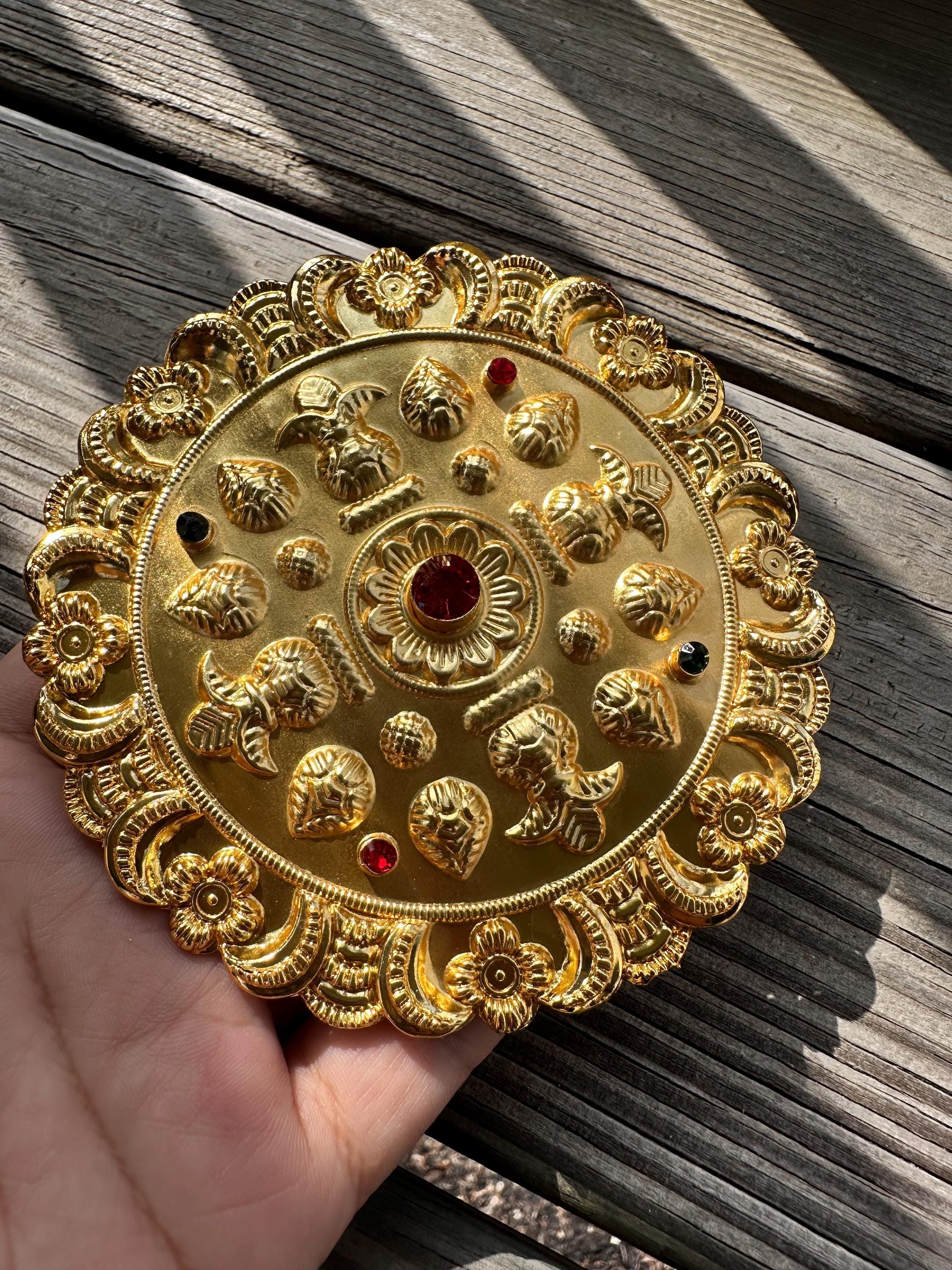 Nepali Gold Plated Sirful. Nepali Rai Ornaments Sirbandi. - Etsy