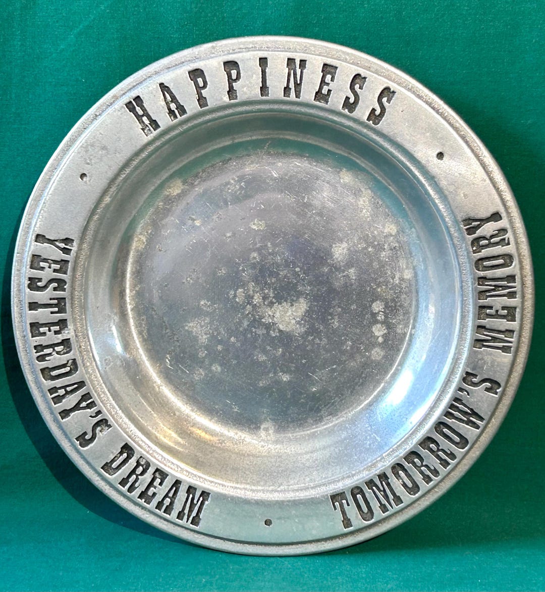 Oneida Pewter Ashtray RARE! Vintage Cambridge Colonial Valet, Catchall ...