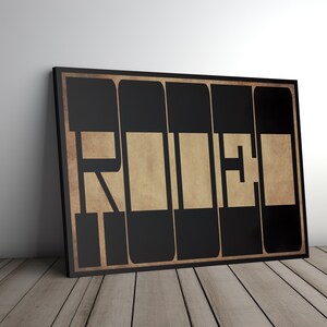 Canvas | RODEO Wall Art | Western Decor | Southwestern Wall Art ...