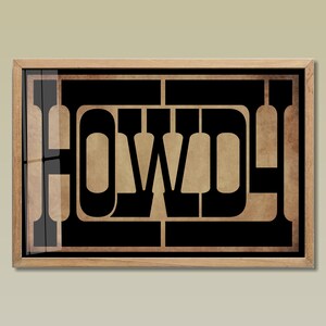 HOWDY Print | Howdy Sign | Western Decor | Howdy Wall Art | Howdy ...