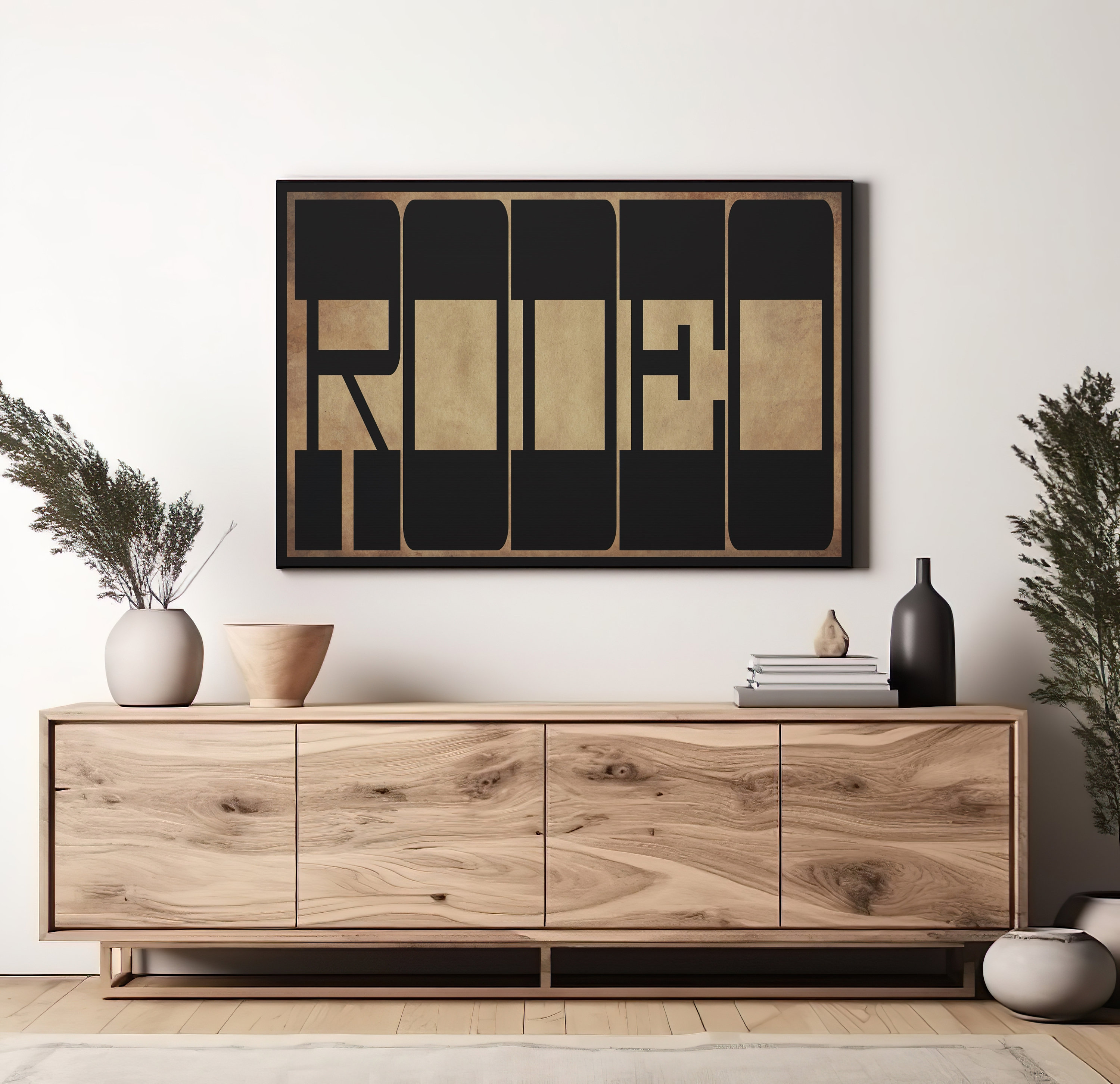 Canvas | RODEO Wall Art | Western Decor | Southwestern Wall Art ...