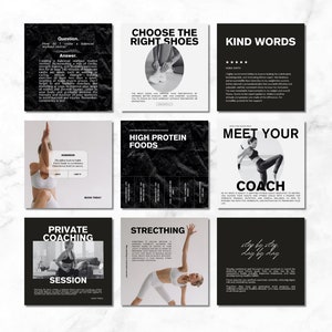Fitness Coach Templates, Personal Trainer, Health & Wellness Coach ...
