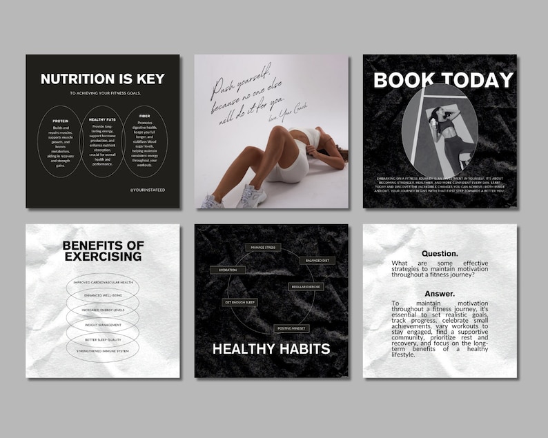 Fitness Coach Templates, Personal Trainer, Health & Wellness Coach ...