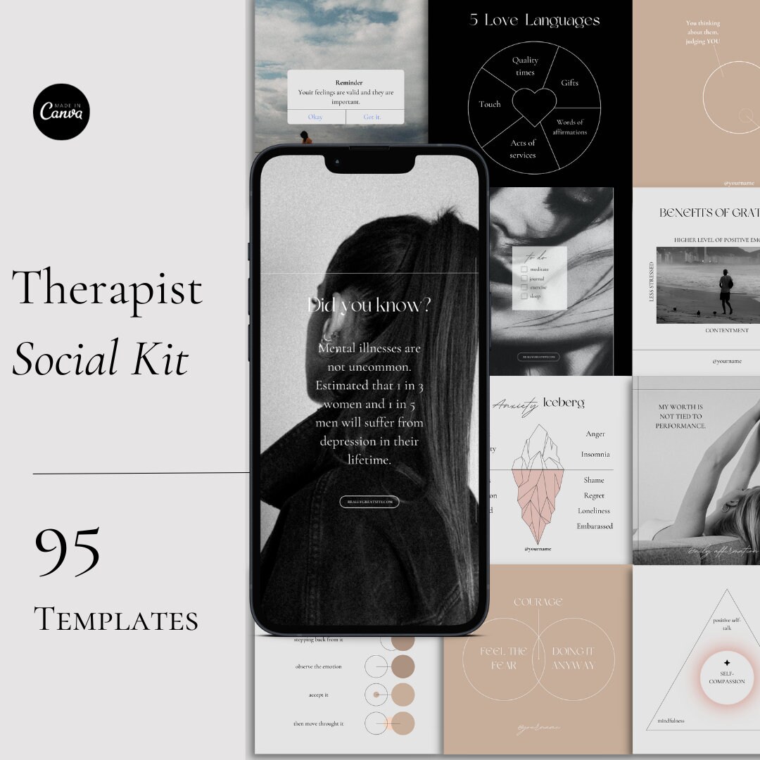 Premium Therapist Templates, Mental Health Templates, Psychologist ...