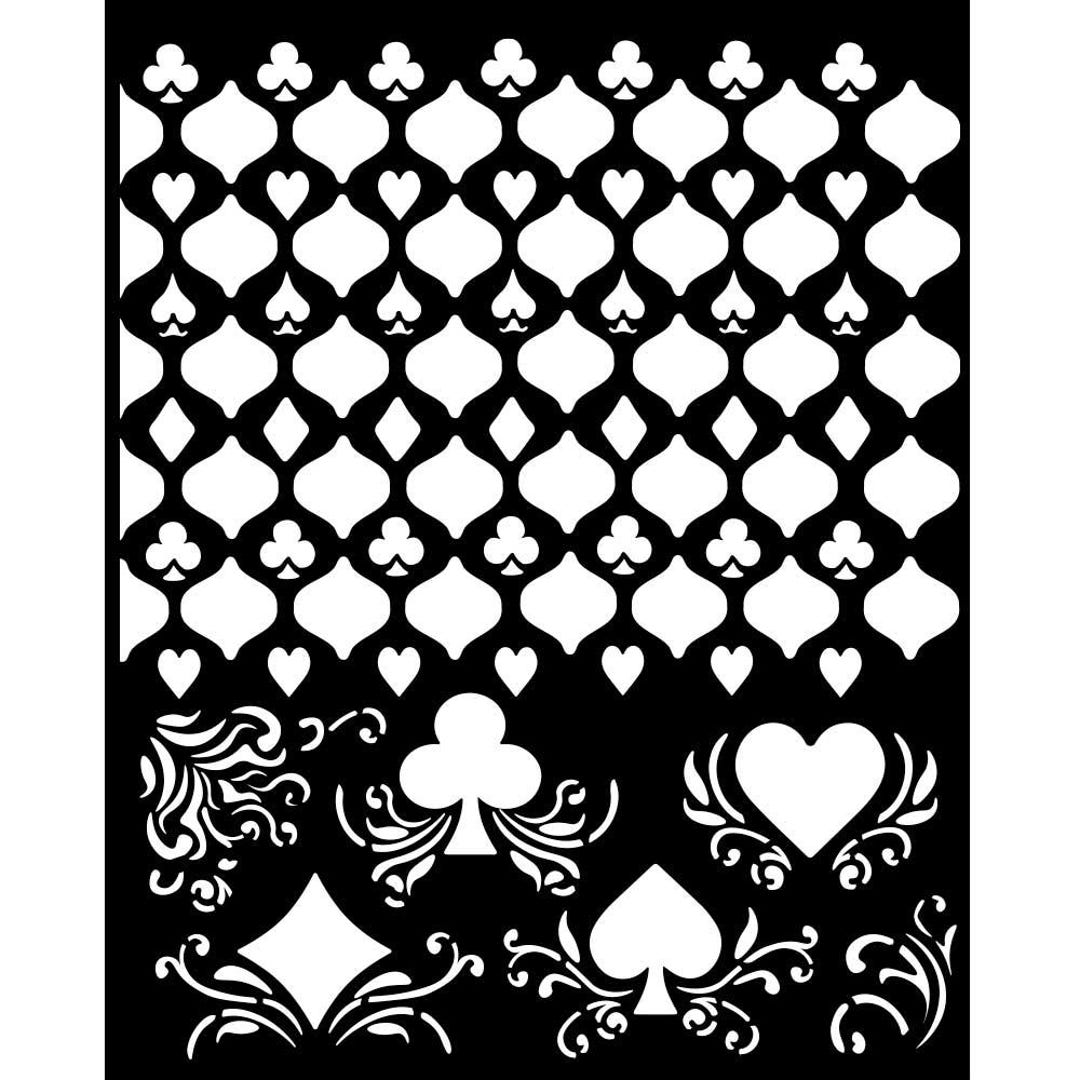 Stamperia Stencil - Master of Magic - Cards Pattern 20x25cm - Etsy