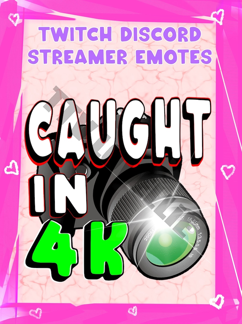 Caught in 4K Emote Twitch Discord Streamer - Etsy