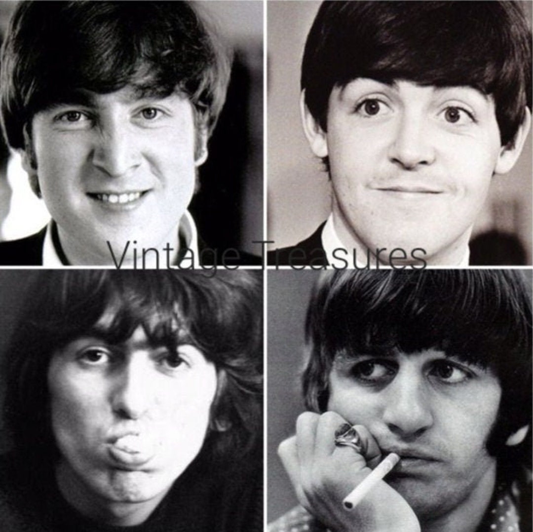 The Beatles Make Funny Faces - Etsy