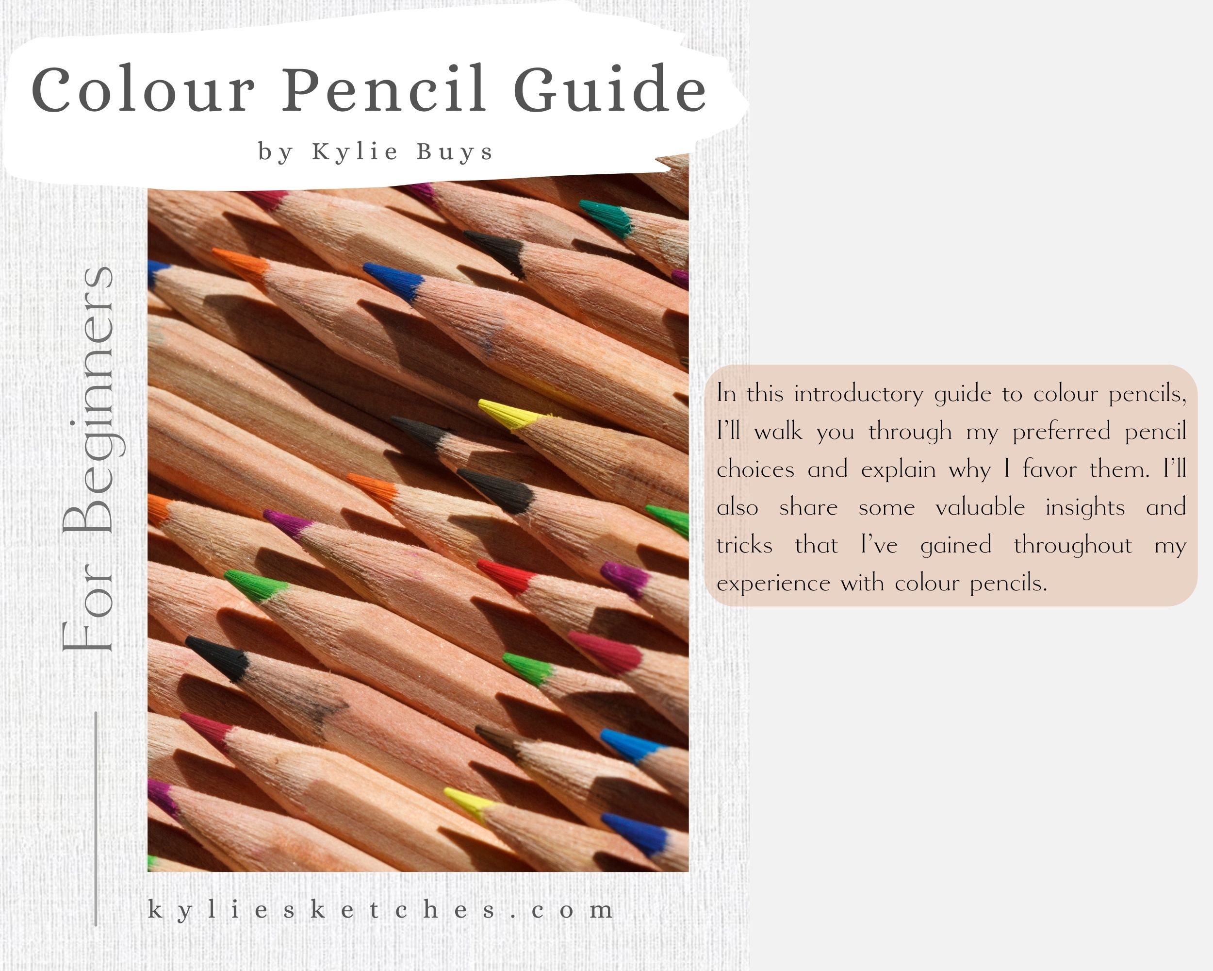 Colour Pencil Guide for Beginners Different Insights Into - Etsy