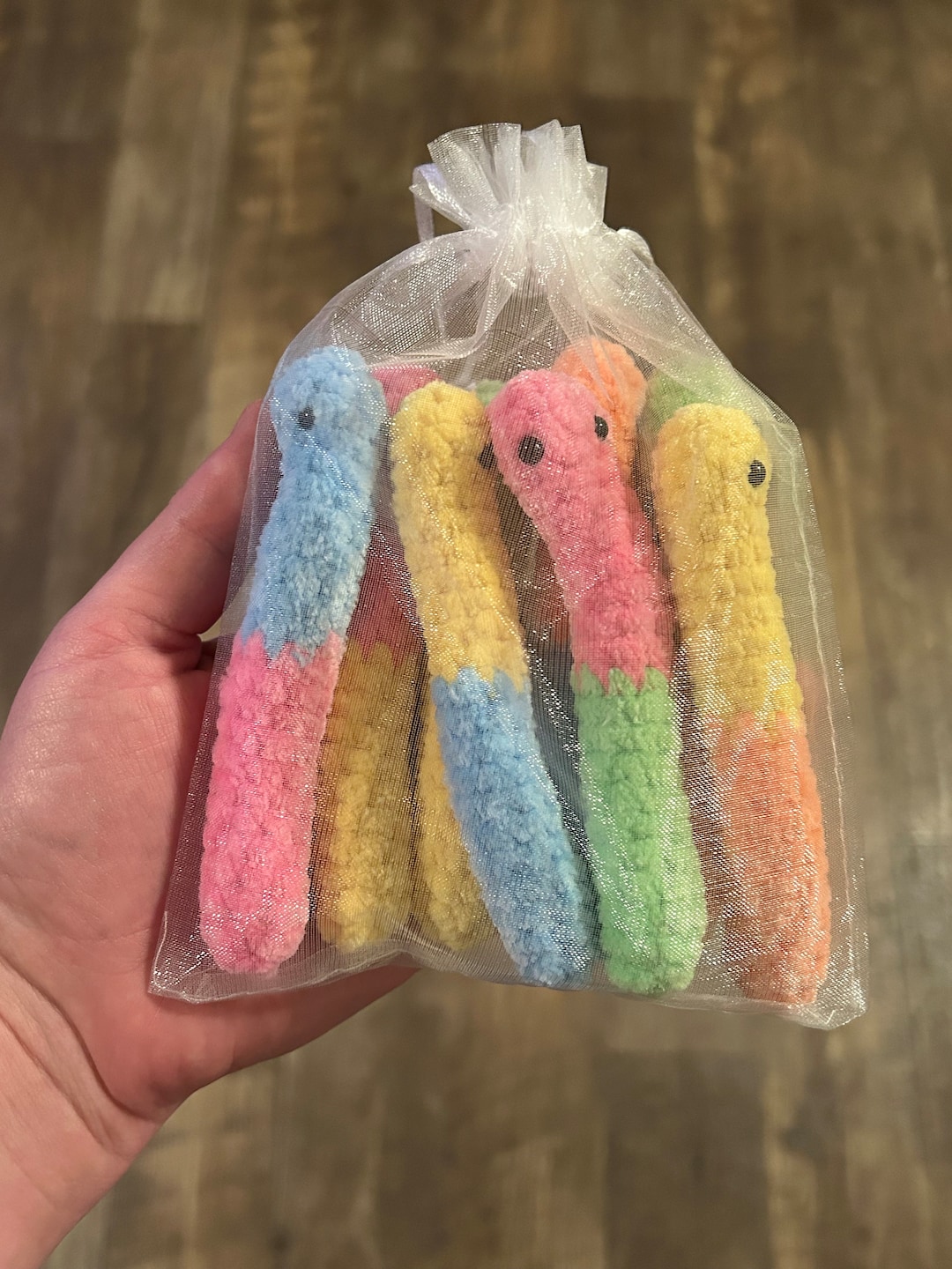 Sour Gummy Worm Plushies - Etsy