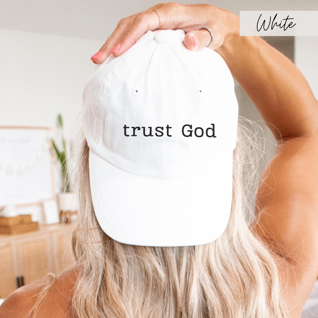 Trust God Classic Dad Cap, Proverbs 3:5, Inspirational Gift for Her ...