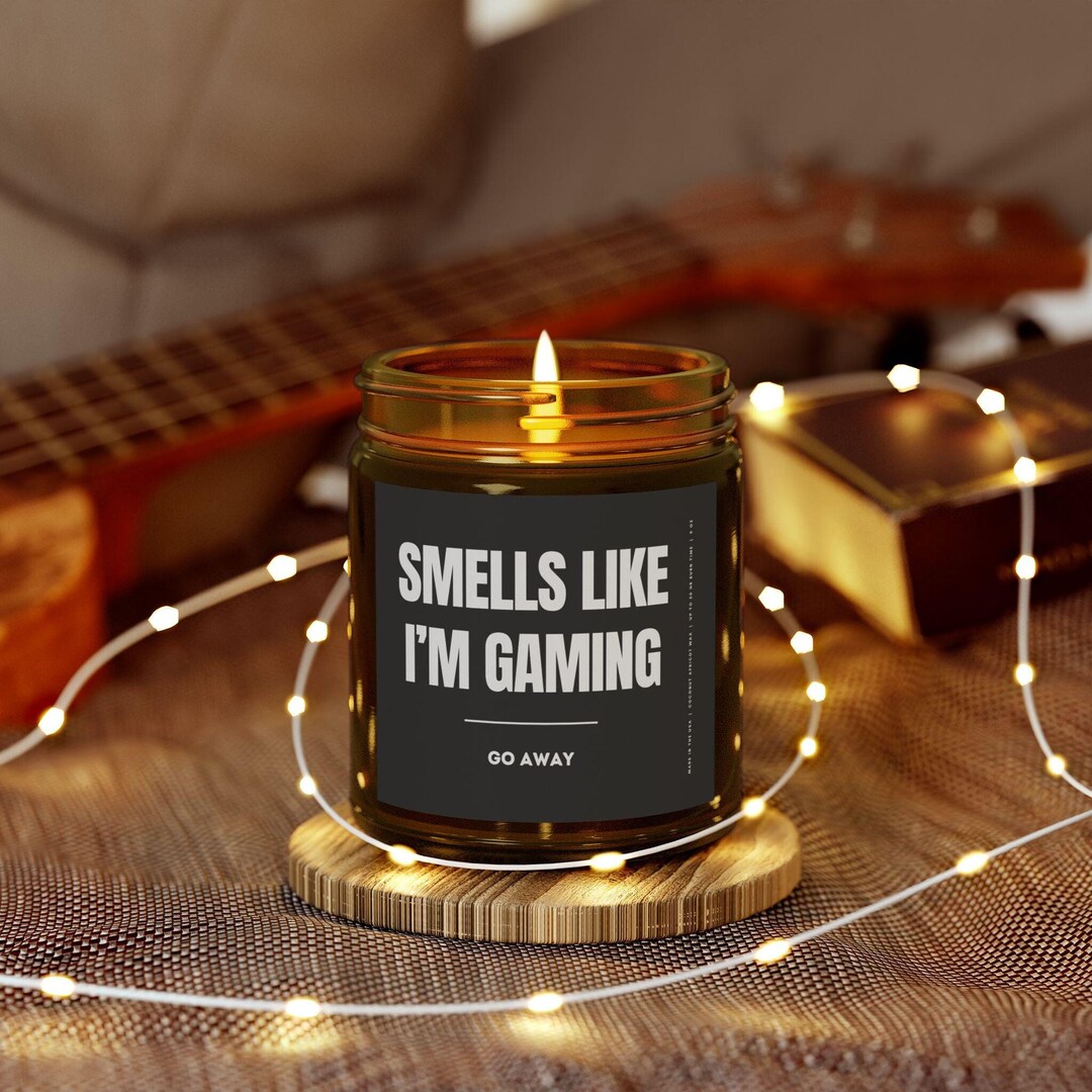 Gamer Candle | Smells Like Gaming | Funny Candle for Gamers | Do Not ...