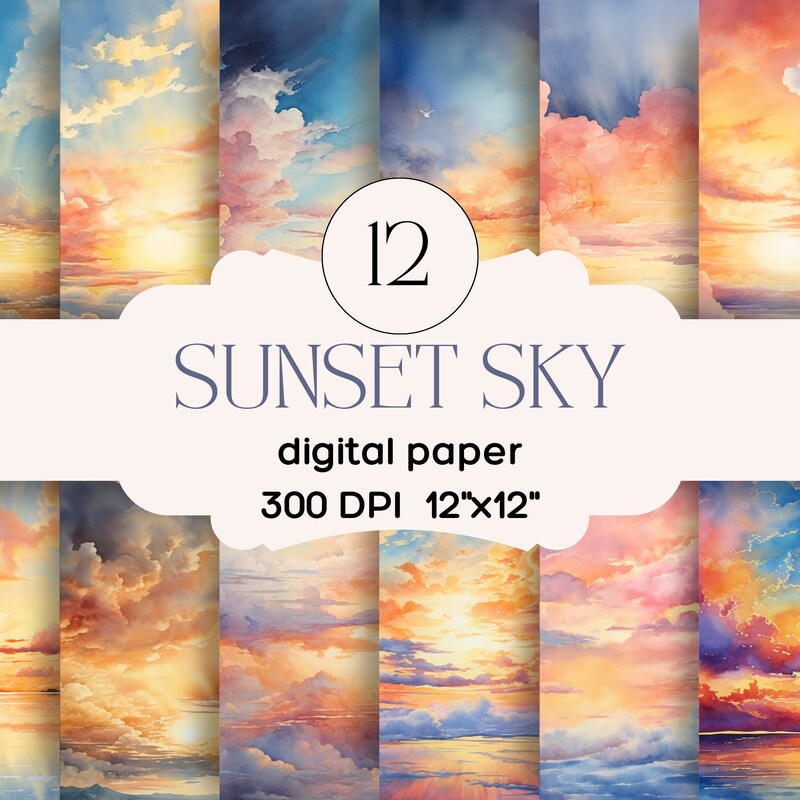 Sunset Sky - Etsy